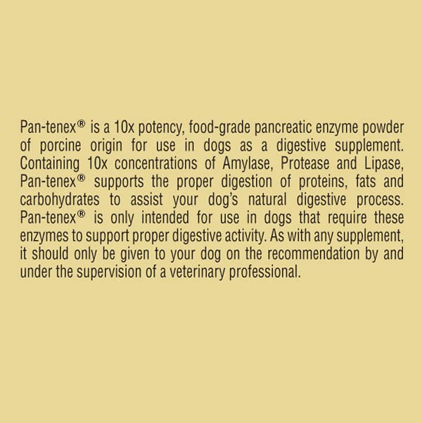 Pan-tenex | 10x Digestive Enzymes for Dogs - 8.8 Ounces (250 Grams)