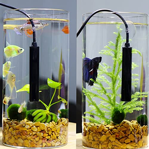 DONGKER Mini Aquarium Heater,USB 5W Submersible Heater for 0.5-2L Marine Saltwater and Freshwater