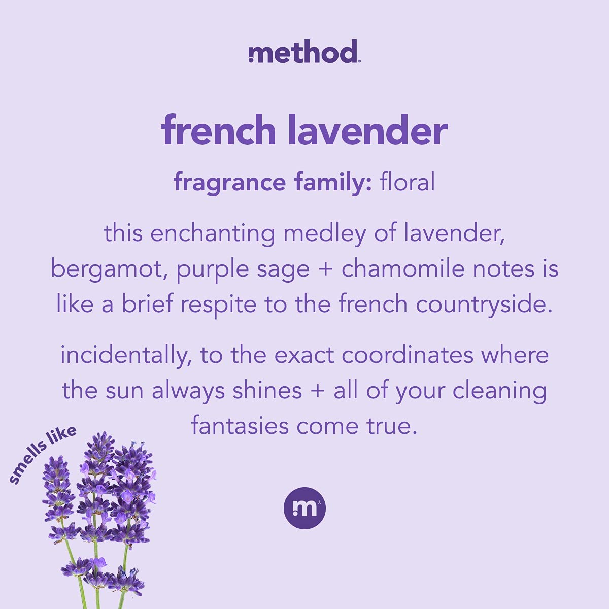Method Gel Hand Soap Refill, French Lavender, Biodegradable Formula,, 34 Fl Oz (Pack of 1)