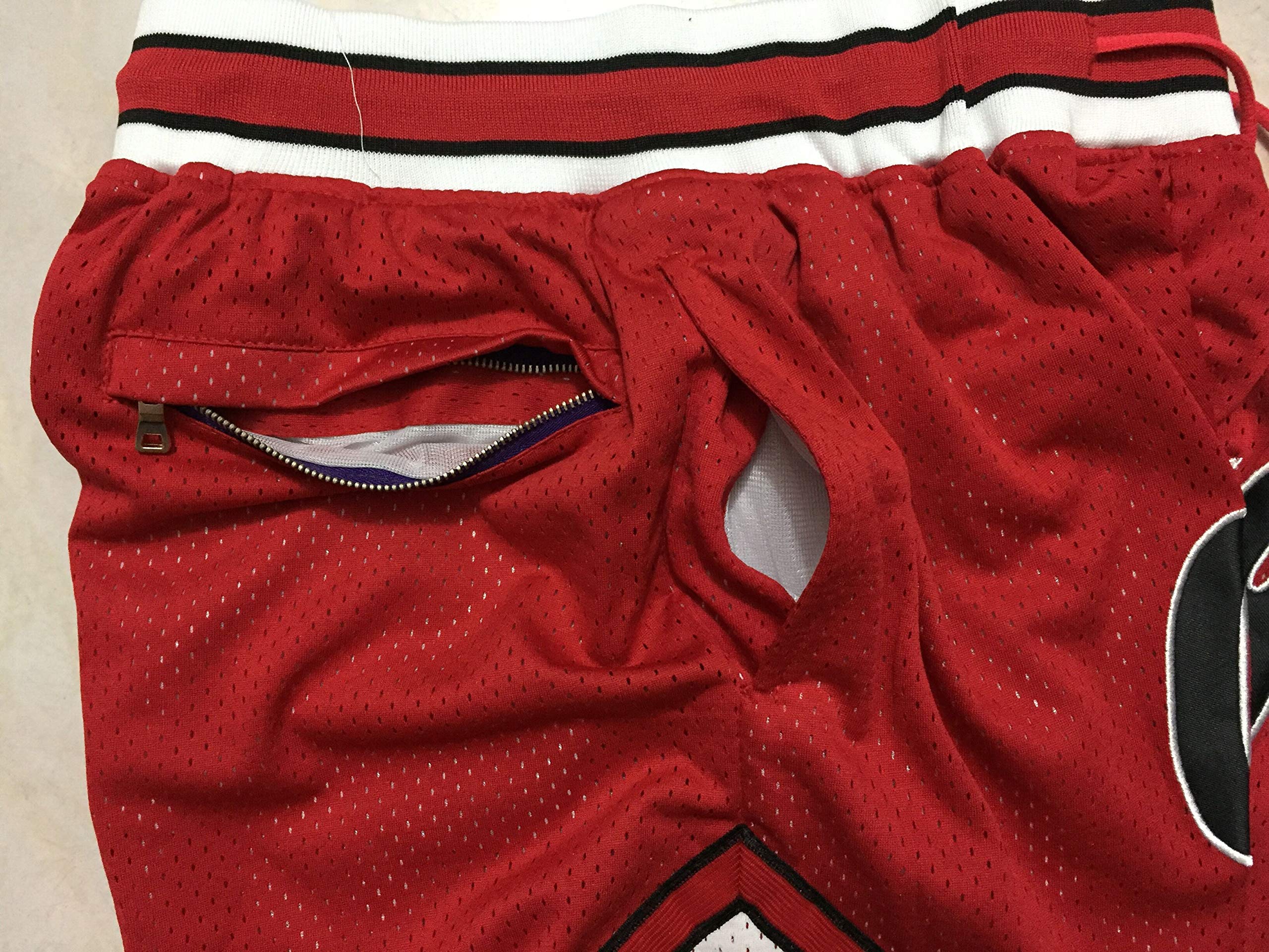Basketball Shorts for Men with Pockets, Mens Retro Mesh Rap Embroidered Short, Hip Hop 90S Casual Athletic Gym Shorts