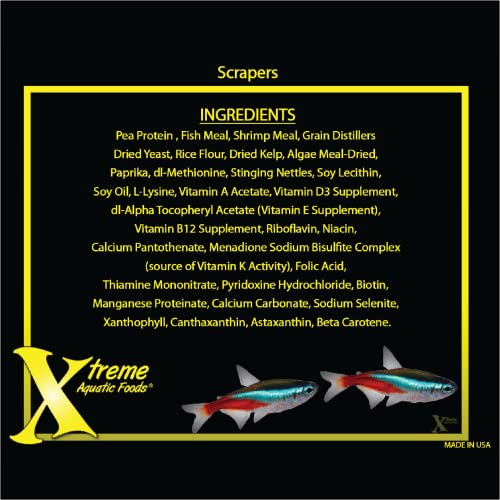 Xtreme Aquatic Foods 2223-E 9mm Cat Scrapers Disk, 18 oz