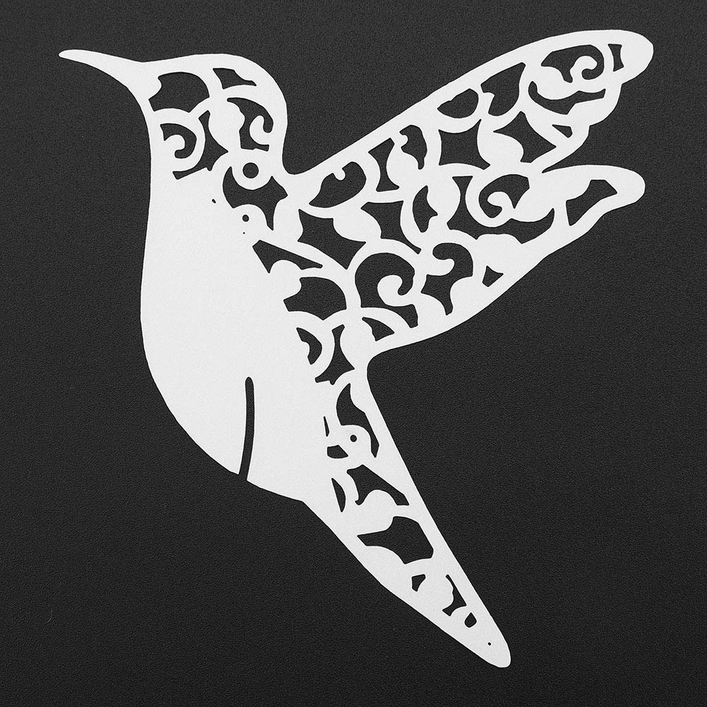 GOTOTOP 50Pcs Bird Shape Wedding Hollow Cup Card Name Place Cards Personalized Table Name Reception Decor Wedding Guest Cards for Wine Glass Banquets Table Decoration White