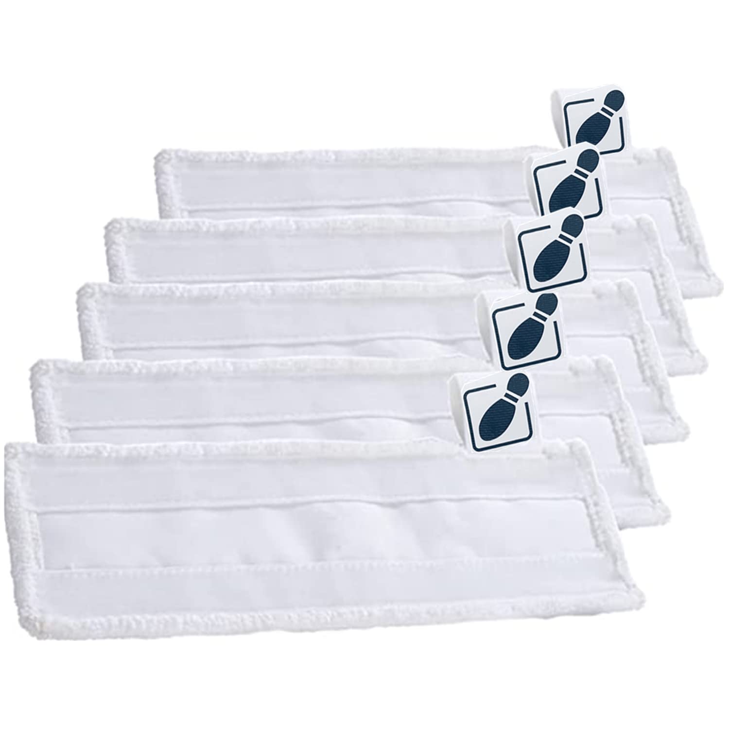 Cefuny Microfibre Cloth Cover Pads for Karcher EasyFix SC2 SC3 SC4 SC5 Steam Cleaner (Pack of 5)