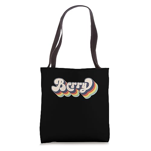 BERRY Family Name Personalized Surname BERRY Tote Bag