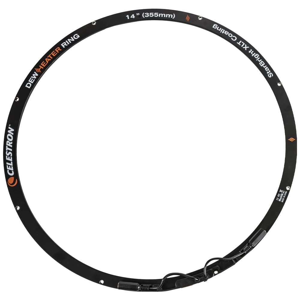 Celestron – Dew Heater Ring – Aluminum Dew Prevention – Compatible 14” Schmidt-Cassegrain, EdgeHD, RASA Telescope Black