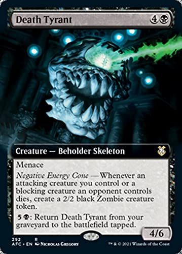 Magic: the Gathering - Death Tyrant (292) - Extended Art - Forgotten Realms Commander