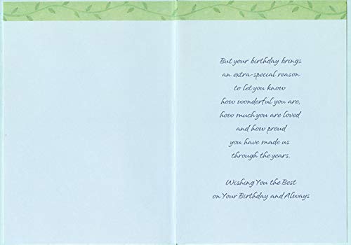 Designer Greetings Countless Reasons: Five Trees Bottom Border Birthday Card for Our Son
