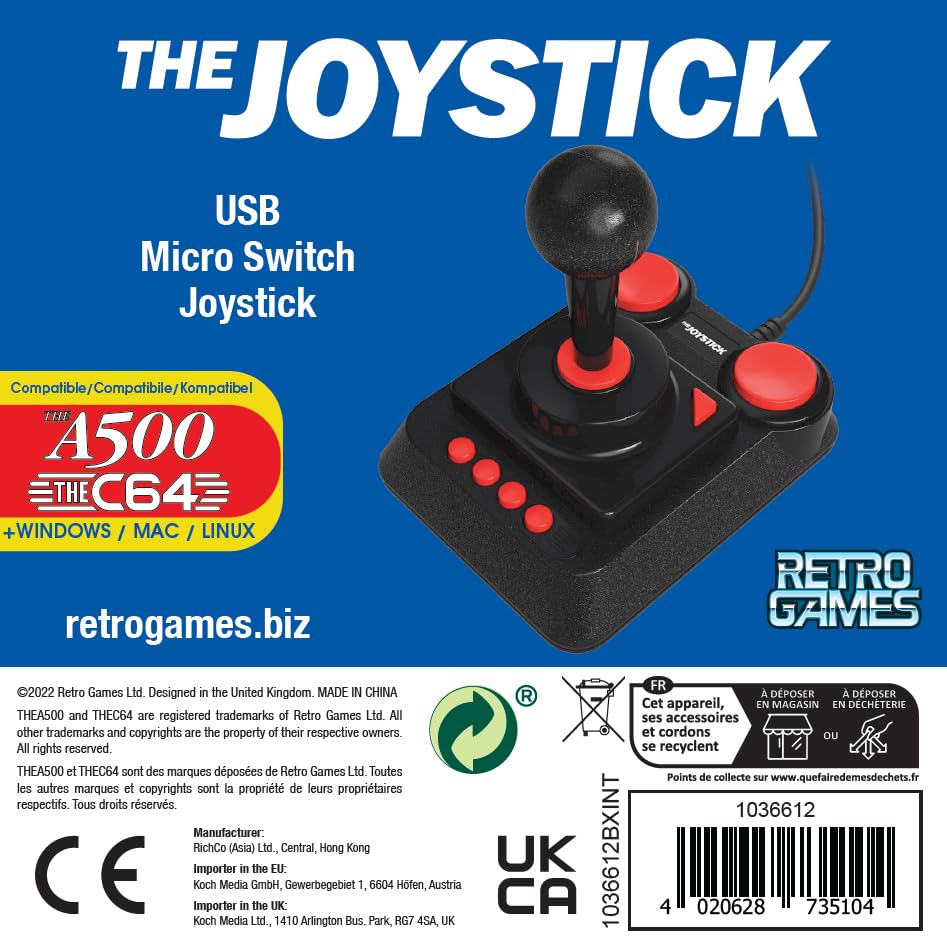 Koch Distribution USB Joystick Controller for C64 Mini, Mac, PC