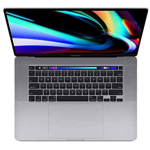 Late 2019 Apple MacBook Pro Touch Bar with 2.4GHz 9th Gen 8 Core Intel i9 (16GB RAM, 512GB SSD) Space Gray (Renewed)
