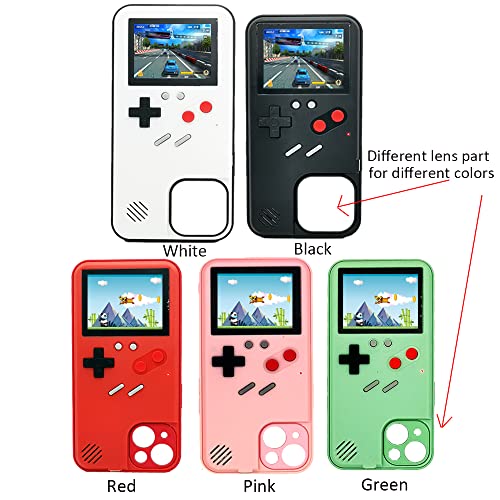 KJArrow Gameboy Case for iPhone 11, Handheld Game Console Case Playable Game Case with Built-in Classic Games, Color Display Gaming Phone Case for iPhone 11 Black
