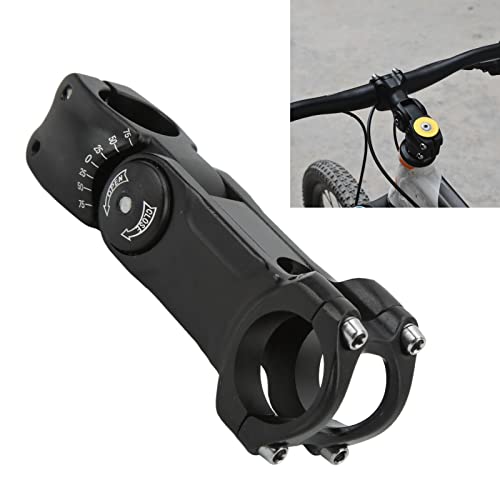 Bicycle Stem, 70° Adjustable Handlebar Extender CNC Machining Heavy Duty Anti Deformation for Road Bike(31.8 * 110)