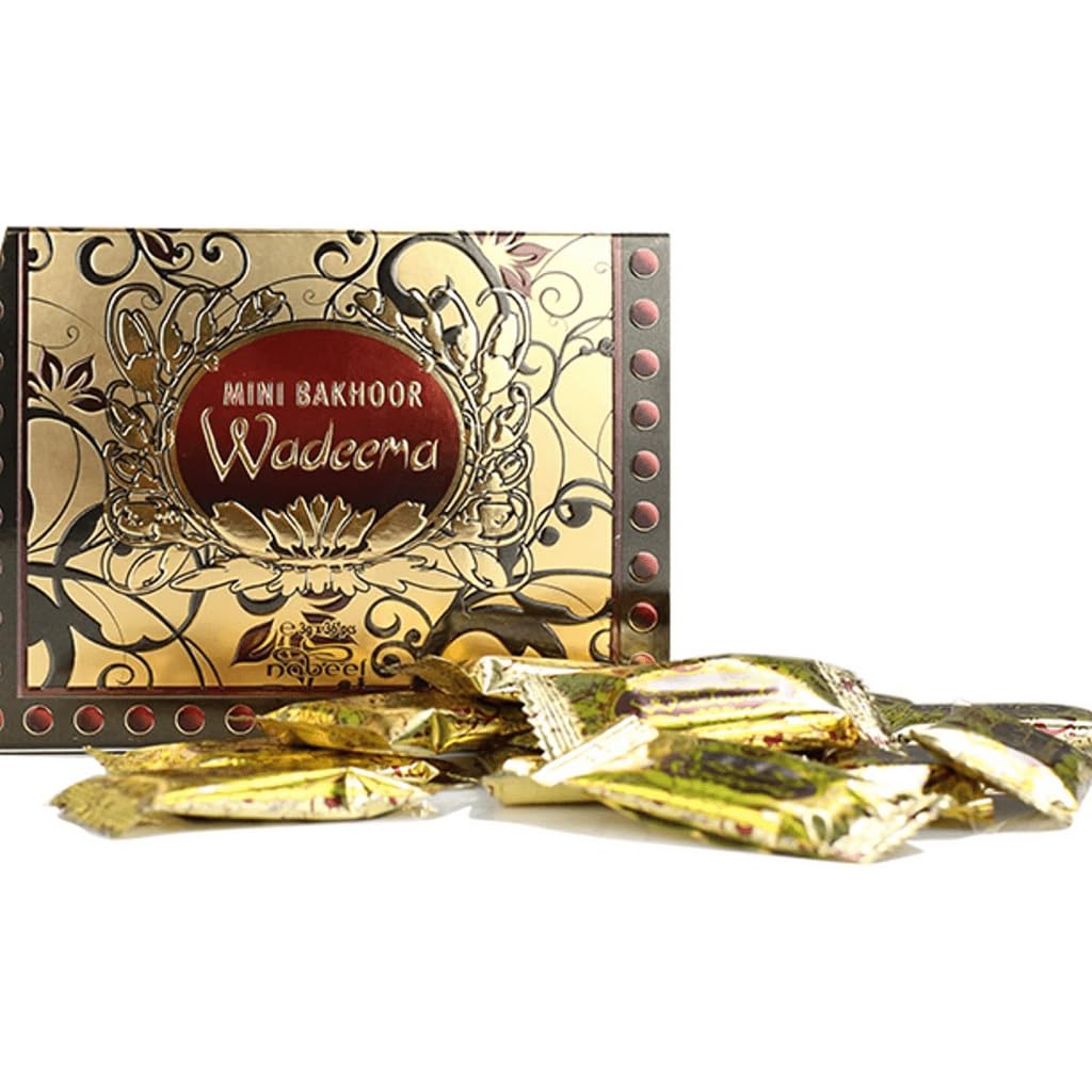 Nabeel Mini Bakhoor Wadeema Incense 108gm (Box of 36 x 3gm)