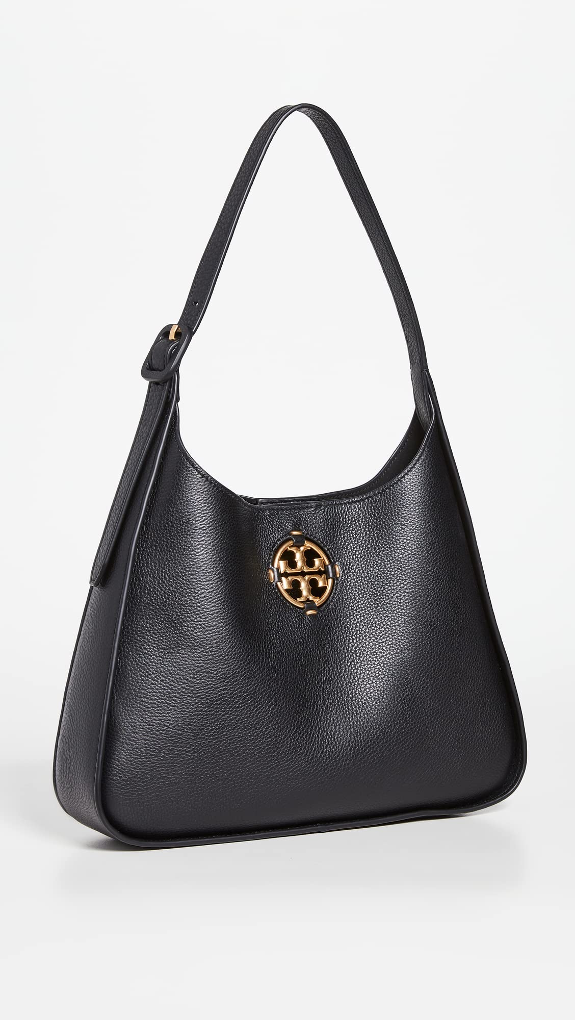 Tory Burch Women's Miller Hobo Bag, Black, One Size