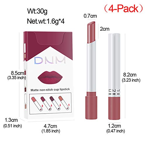 JDEFEG Makeup Kits Change Lip Polarized Sets Four Of Velvet Gloss Lipsticks Temperature Lipstick Lipstick That Doesn T Come Off(B)