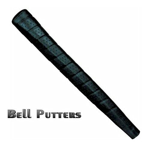 Bell IV H-390 Half-Offset CNC Milled Full-Mallet Golf Putter + Tacki-Mac Jumbo Flat Top Grip (Right, 32)