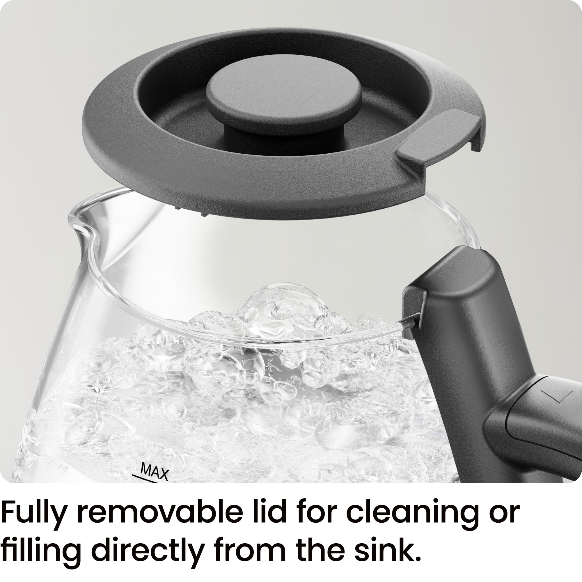 Chefman 1L Electric Tea Kettle with LED Lights, Automatic Shut Off, Removable Lid, Boil-Dry Protection, Hot Water Electric Kettle Water Boiler, Electric Kettles for Boiling Water