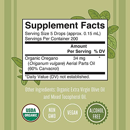 Grapefruit Seed Oil Drops & USDA Organic Oil of Oregano Liquid Drops Bundle by MaryRuth's | Herbal Supplement Liquid Drops | Immune Support | Digestive Health | Overall Health | Vegan