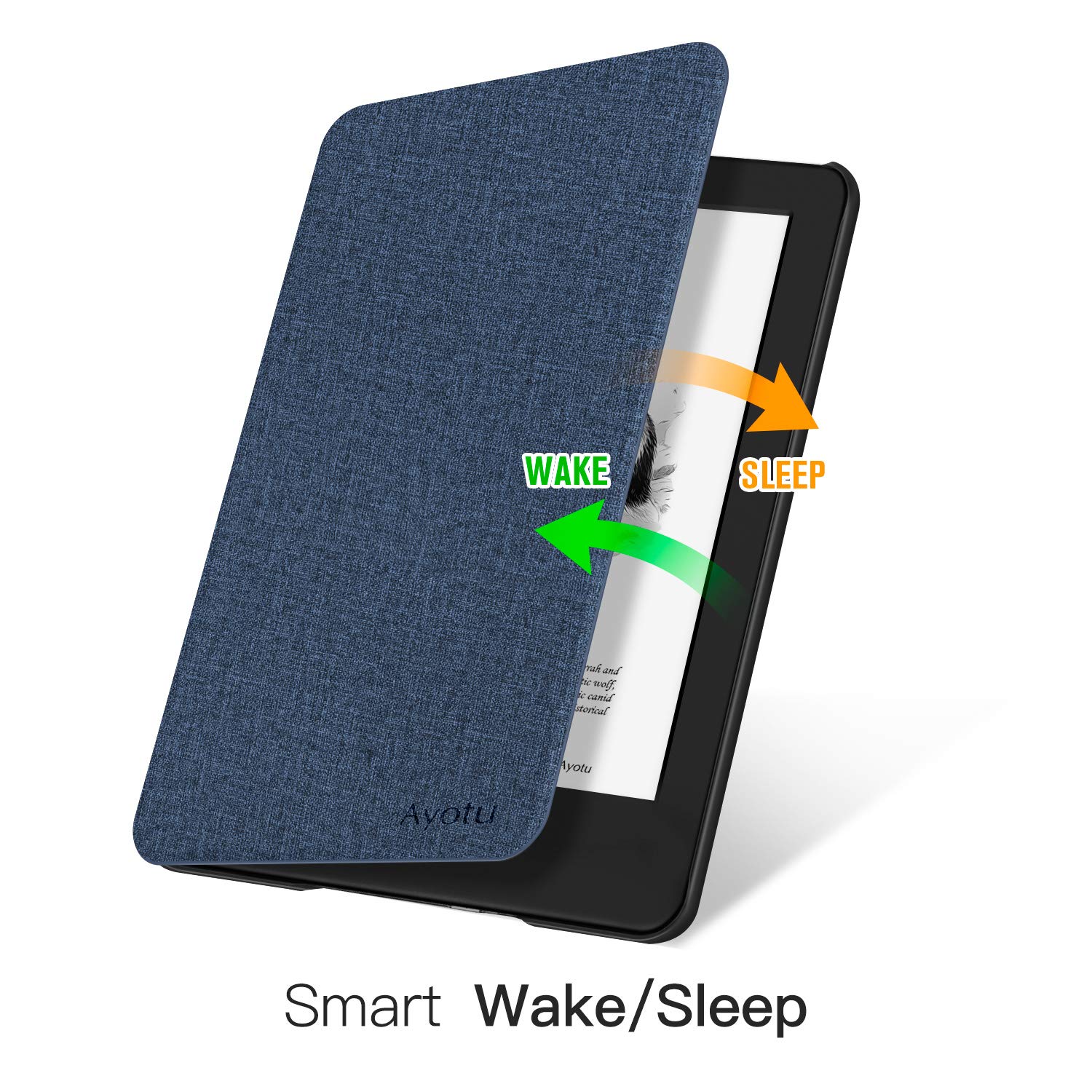 Ayotu Case for Kindle 10th Gen 2019 Released - Durable Cover with Auto Wake/Sleep fits Amazon Kindle 2019 (Will not fit Kindle Paperwhite or Kindle Oasis or Kindle 2022) Black