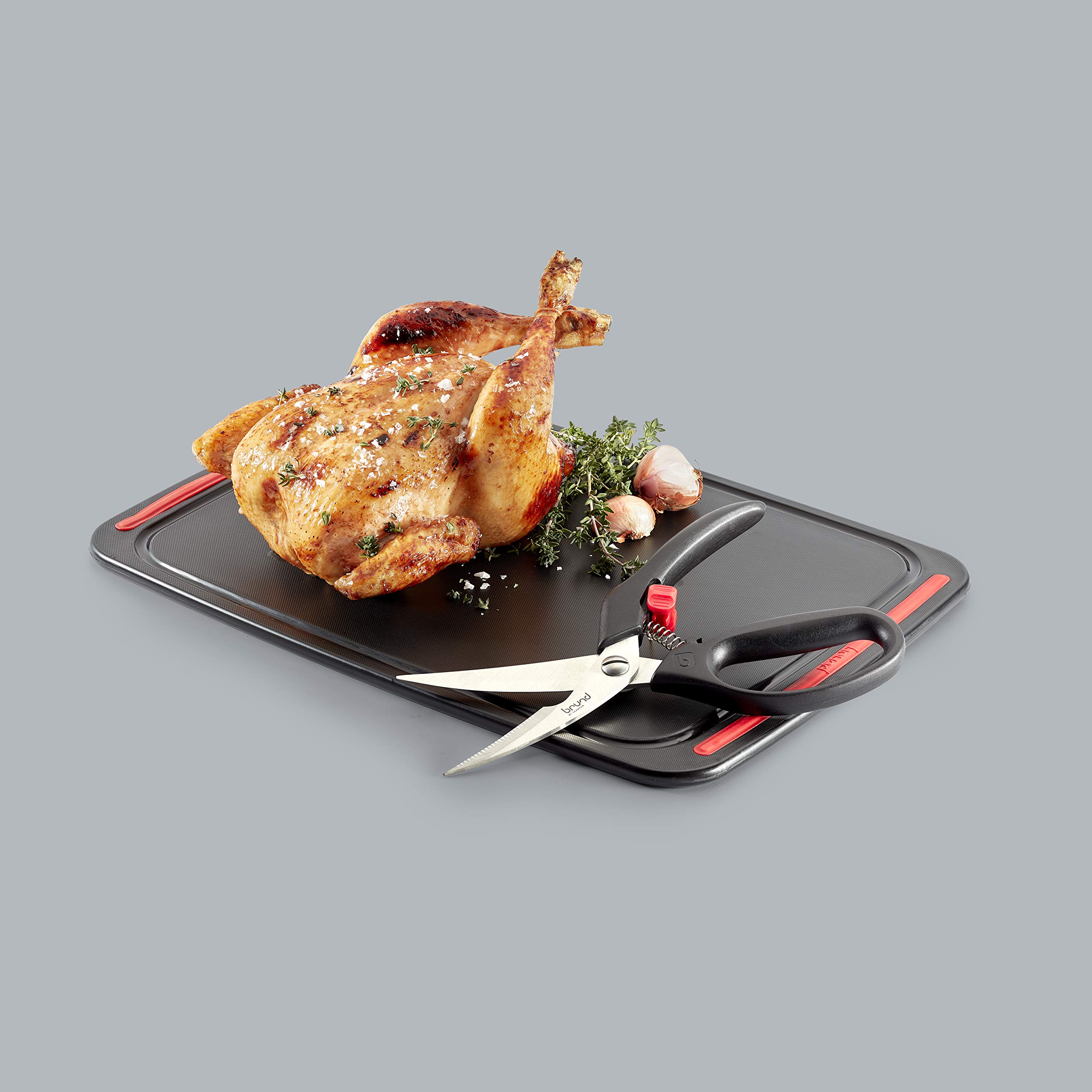 Brund Easycut Cutting Board, 36 x 26cm, Black