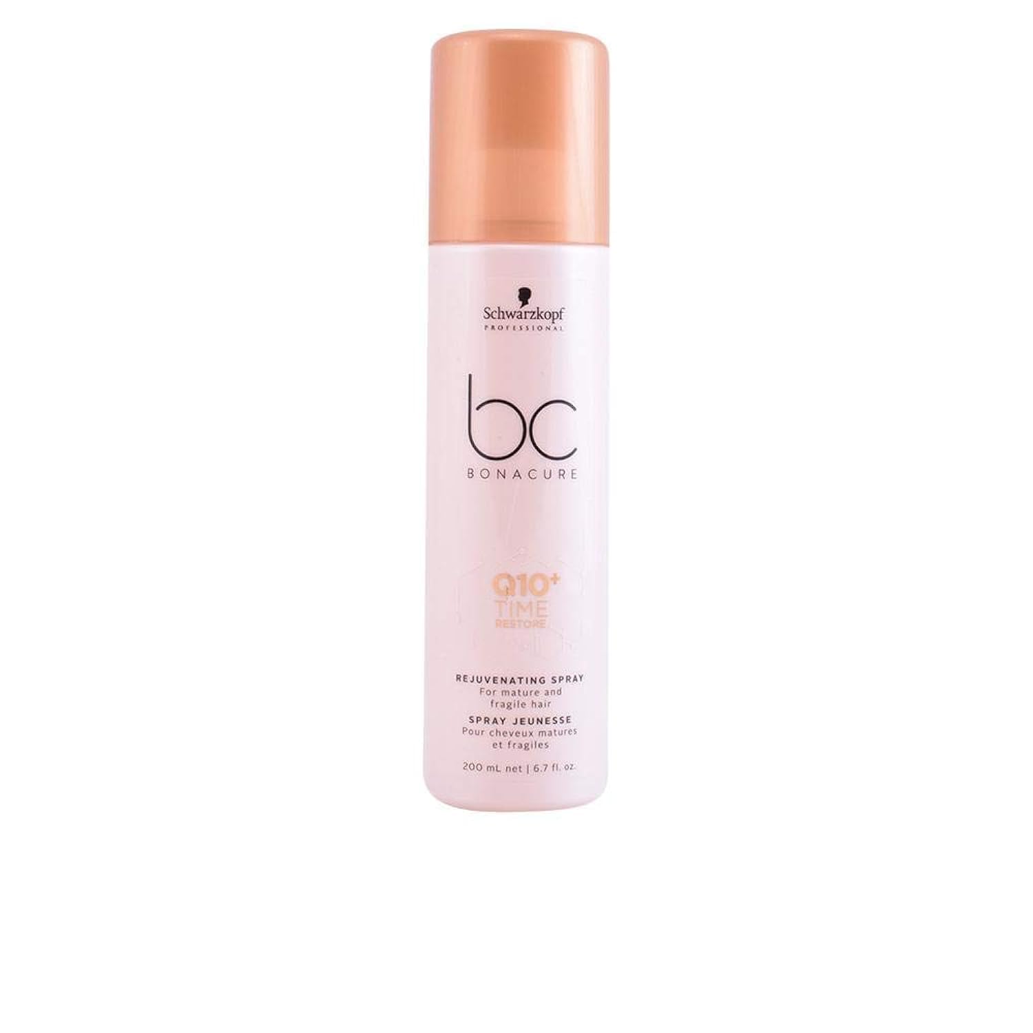 BC Bonacure Schwarzkopf Q10+ Time Restore Rejuvenating Spray, 6.7 Fl Oz