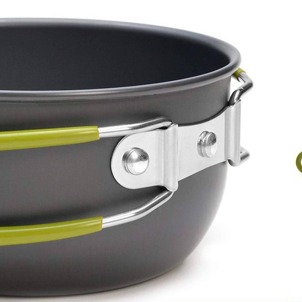 BESPORTBLE 1 Set Camping Pan Set Aluminum Alloy Cookware Camping Tool Portable Cutlery Camping Utensils Camping Pots Camping Cookware