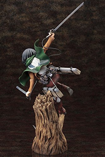 Kotobukiya Attack On Titan: Mikasa Ackerman (Renewal Package Variant) ArtFX J Statue, Multicolor