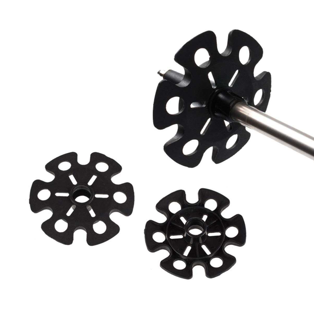 BESPORTBLE 10 Pcs Trekking Pole Snow Baskets Removable Mud Ski Basket Walking Hiking Stick Replacement Accessory for Hiking Trekking Walking Poles