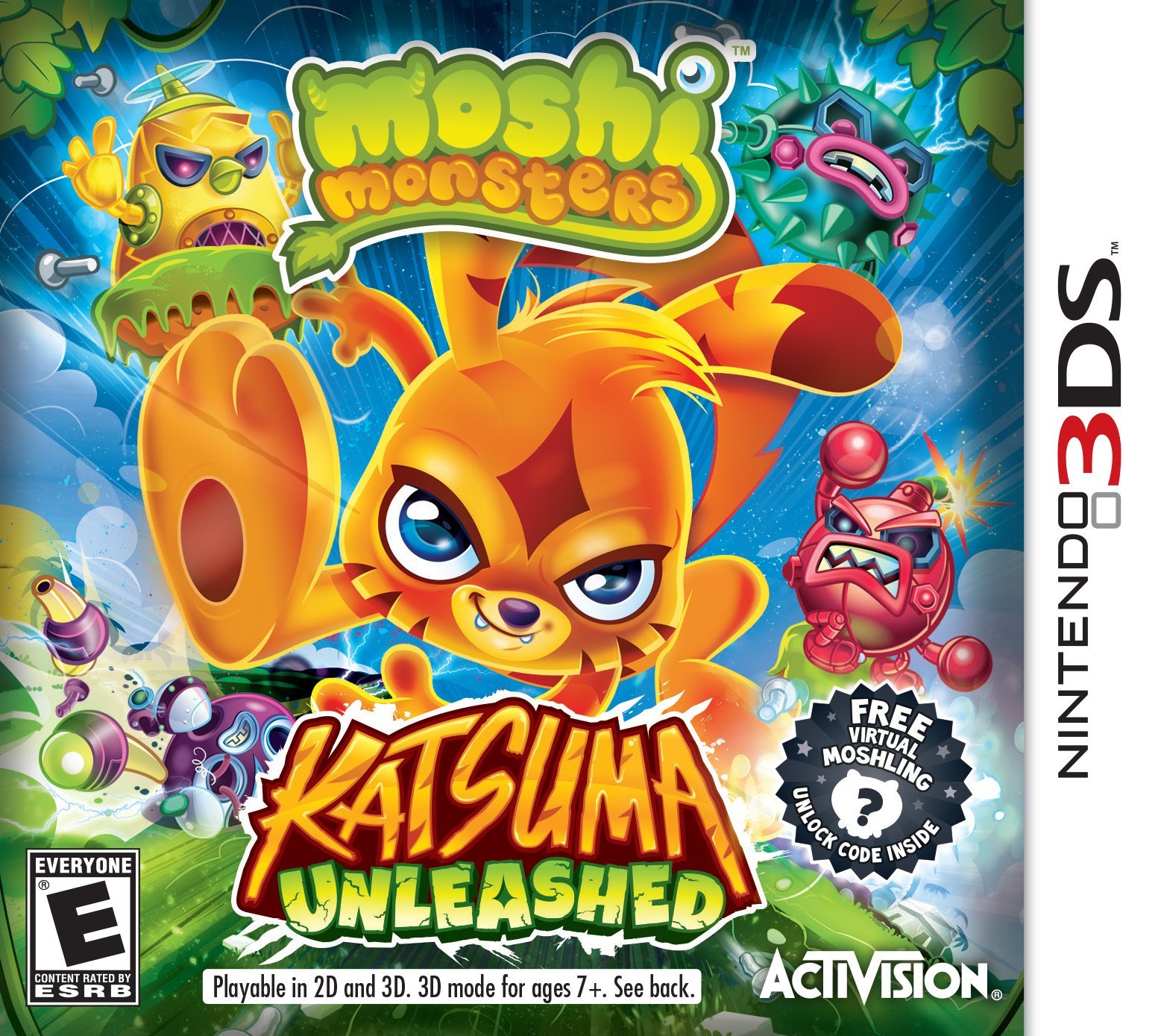 Moshi Monsters: Katsuma Unleashed - Nintendo 3DS (Renewed)