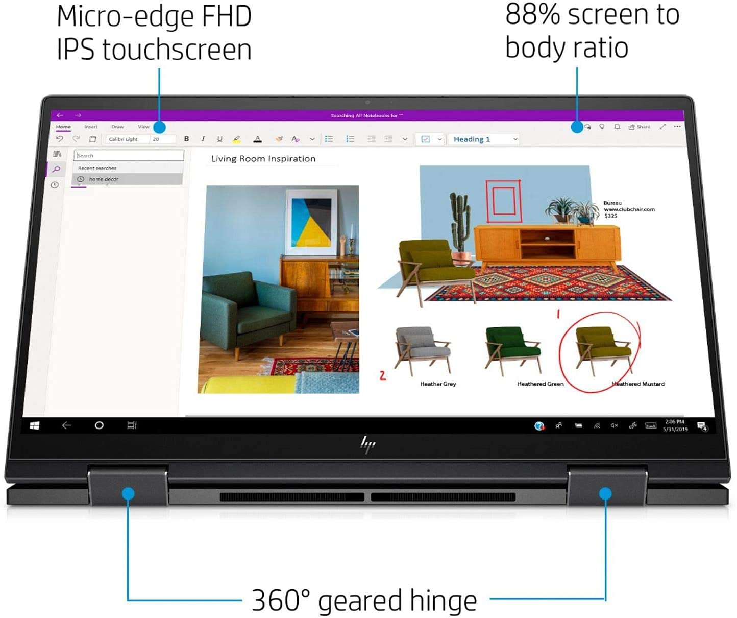HP Newest Envy x360 2-in-1 Flip Laptop, 15.6" Full HD Touchscreen Display, AMD Ryzen 7 5700U 8-Core Processor, 64GB RAM, 1TB SSD, Backlit Keyboard, Stylus Pen Included, Windows 11 Home