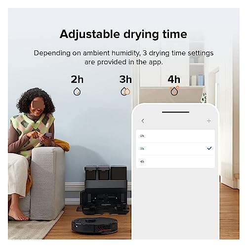 Drying Module Water Change Module 110V-220V Dryer Kit, High-speed Heat And Air Mop Dust Bags Drying, Smart Drying, Compatible With Roborock S7 MAXV ULTRA S7 PRO ULTRA Empty Wash Fill Dock ( Color : US