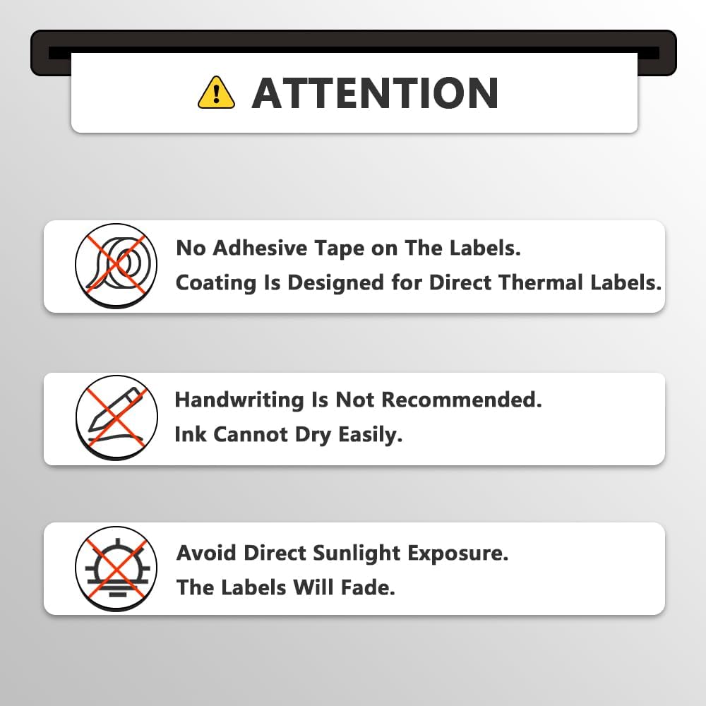 BETCKEY - Compatible DYMO 1744907 (4" x 6") Shipping Labels, Strong Permanent Adhesive & Perforated, Compatible with DYMO Labelwriter 4XL Rollo & Zebra Desktop Printers [2 Rolls/440 Labels]