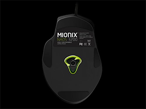 MIONIX NAOS 3200 Multi-Color Ergonomic Optical Gaming Mouse