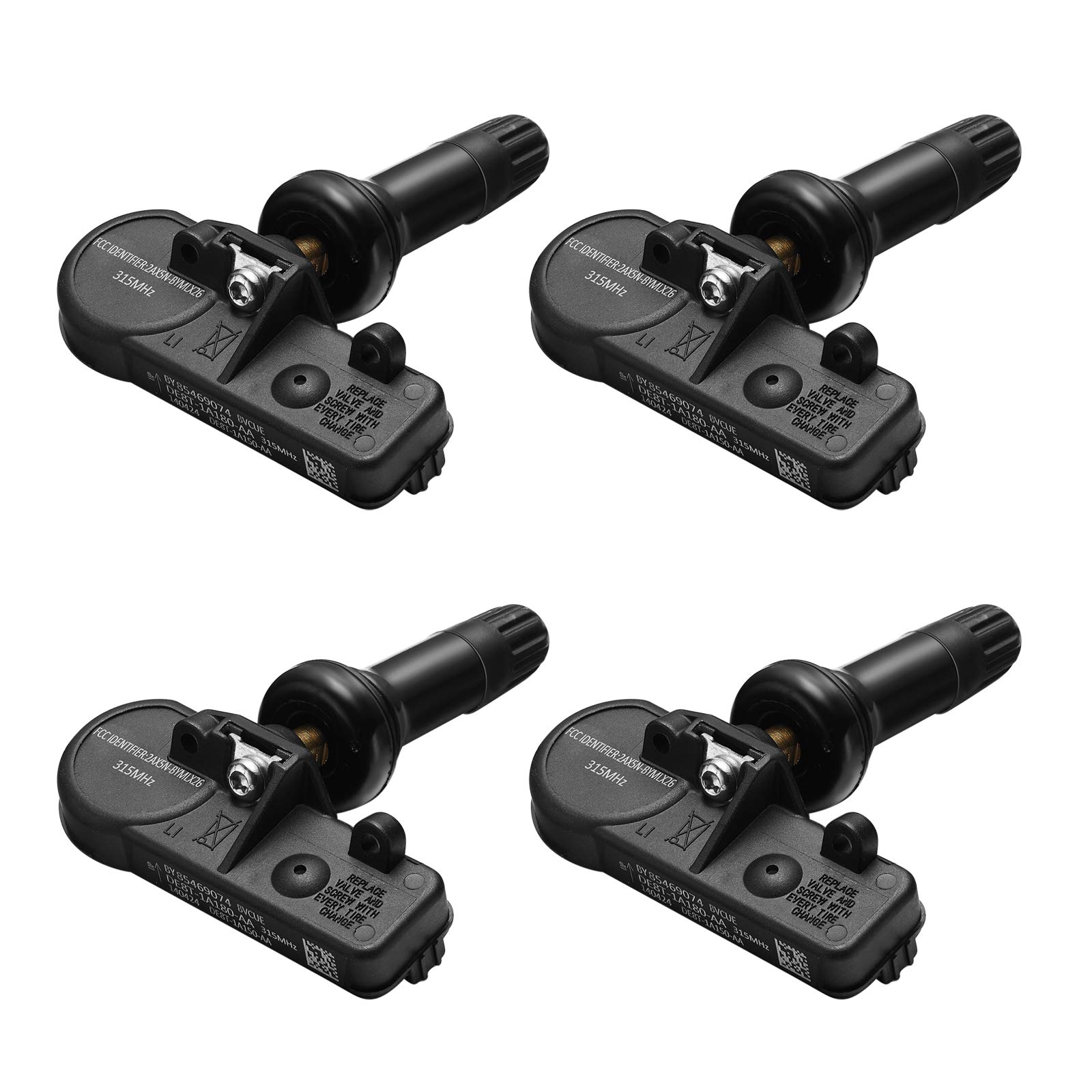 BDFHYK TPMS Sensor 315Mhz Programmed Tire Pressure Sensor Compatible with Lincoln Replaces# 9L3Z-1A189-A DE8T-1A180-A DE8T-1A180-AA