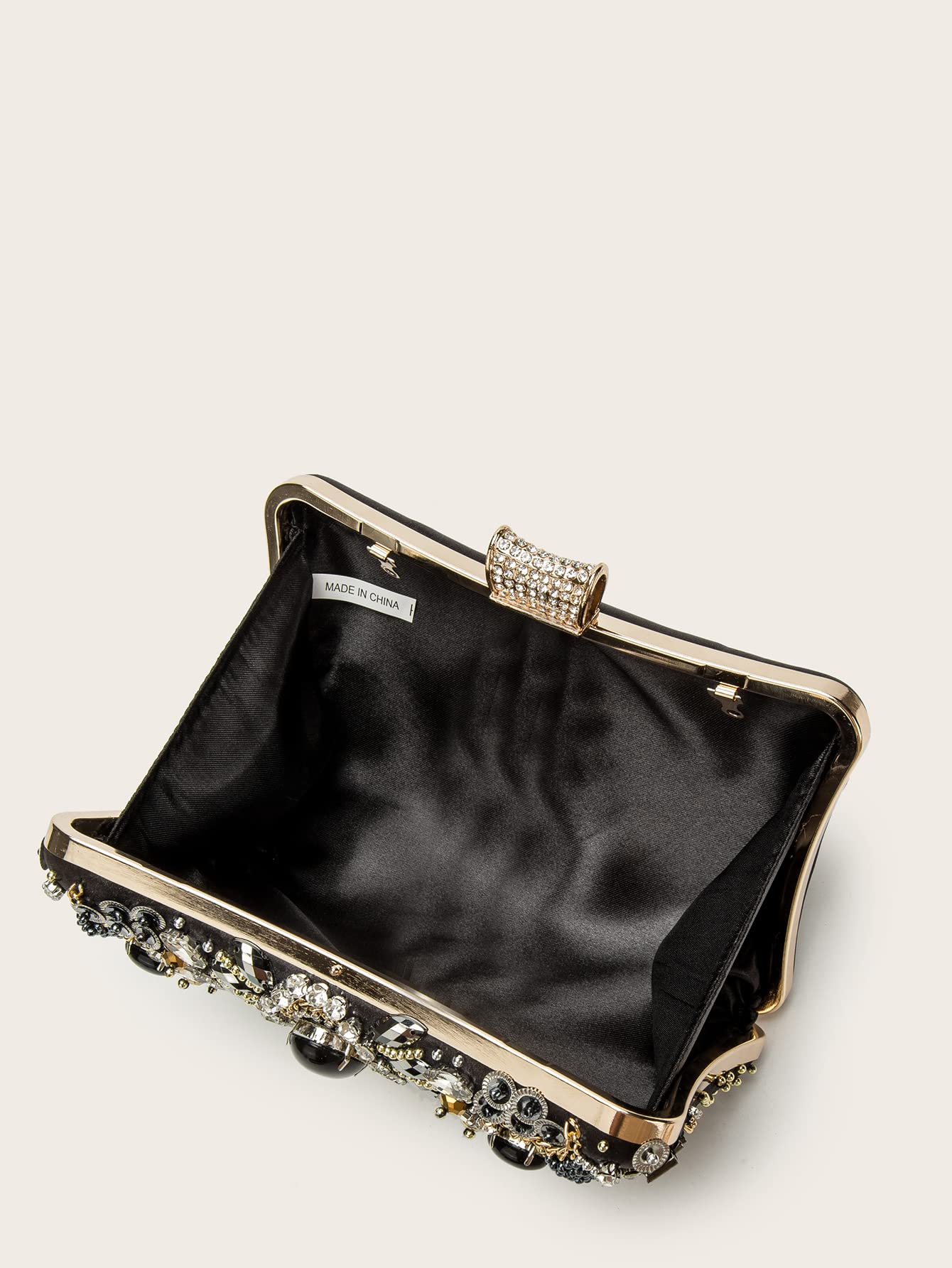 LETODE clutch purse for women with Noble Beaded Sequin Bag evening handbag