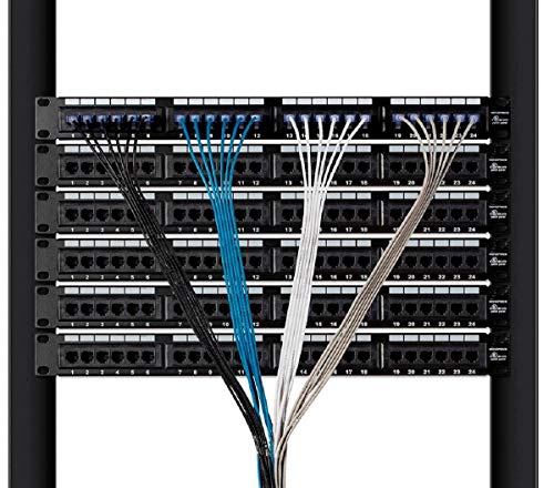 Monoprice - 115154 SlimRun Cat6A Ethernet Patch Cable - Snagless RJ45 UTP Pure Bare Copper Wire 10G 30AWG 3ft Blue 10-Pack