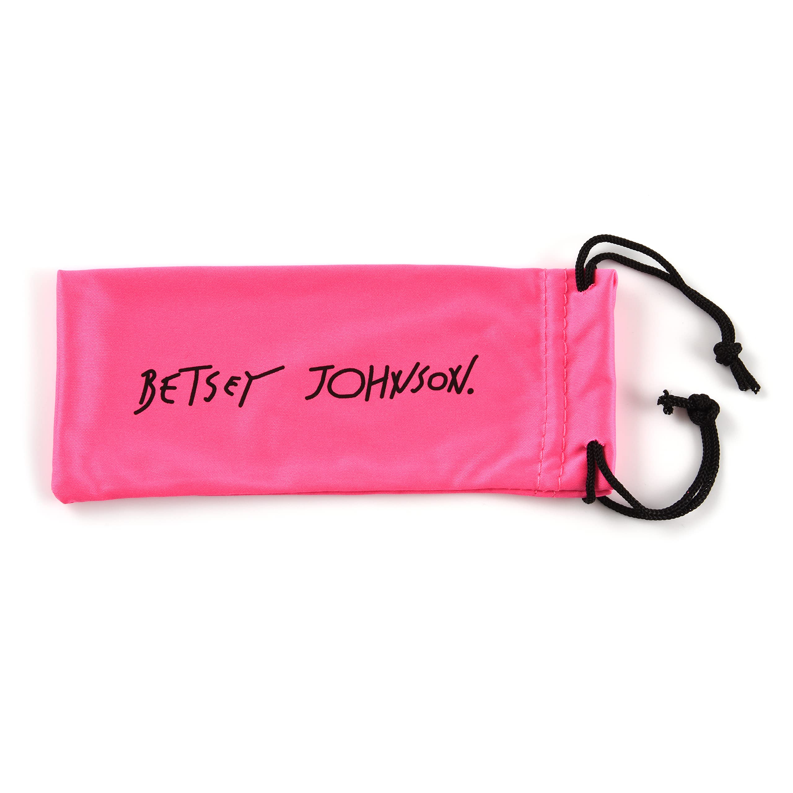 Betsey Johnson Women's Astra Blue Light Reading Glasses Round, Crystal Clear, 40mm + 2