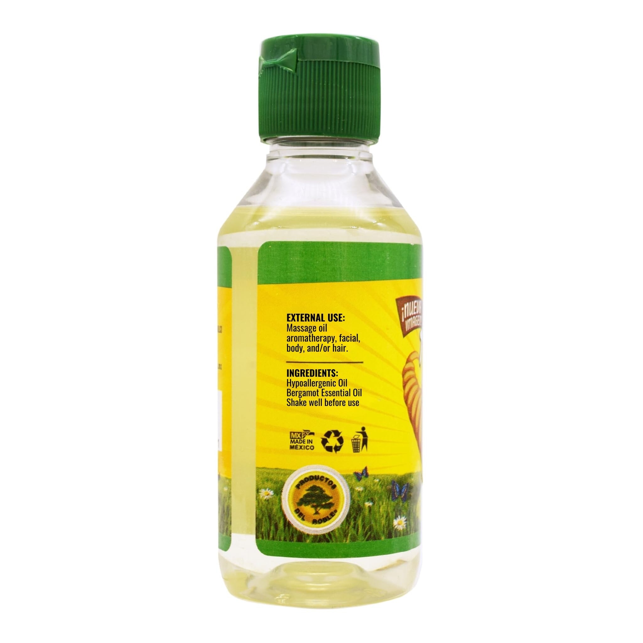 Natural Bergamot Oil 120 Ml Helps the Growth of Beard and Mustache. by Del Roble