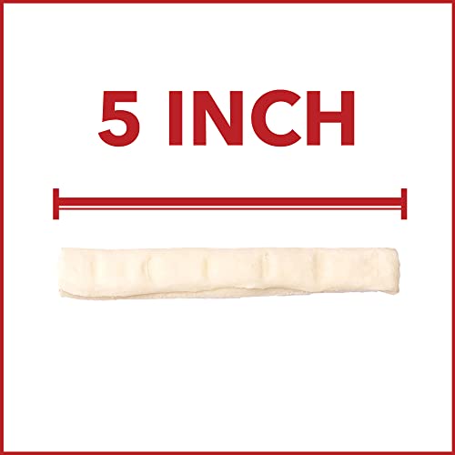 Pet Factory American Beefhide 5" Chip Rolls Dog Chew Treats - Natural Flavor, 50 Count/1 Pack