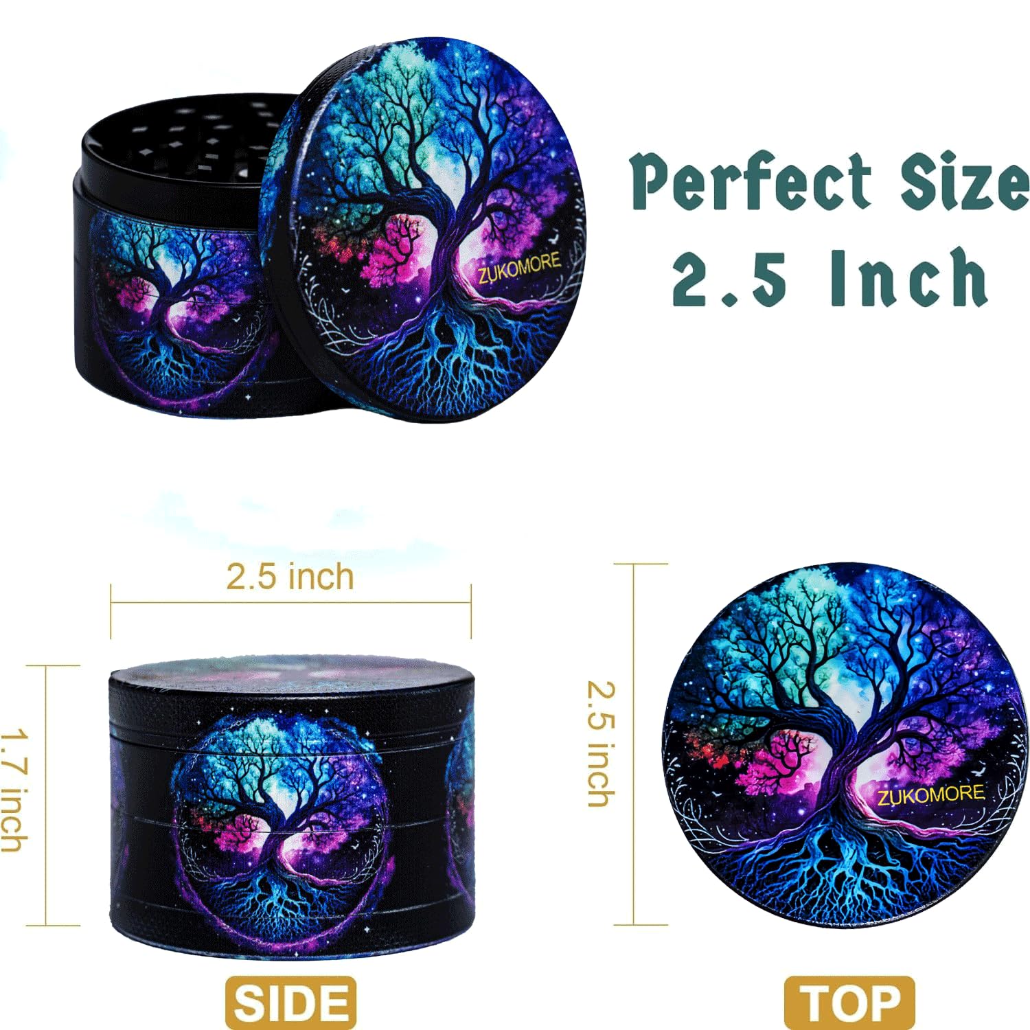 CHETIYA 2.5''Grinder Spice Grinder (2.5‘’)