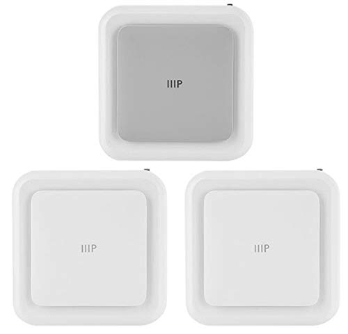 Monoprice Whole Home Mesh Wi-Fi System, Wi-Fi Router and 2 Satellite Extenders, Quick Setup by Touch Link Technology Covers Entire Home up to 4500 sq. ft.