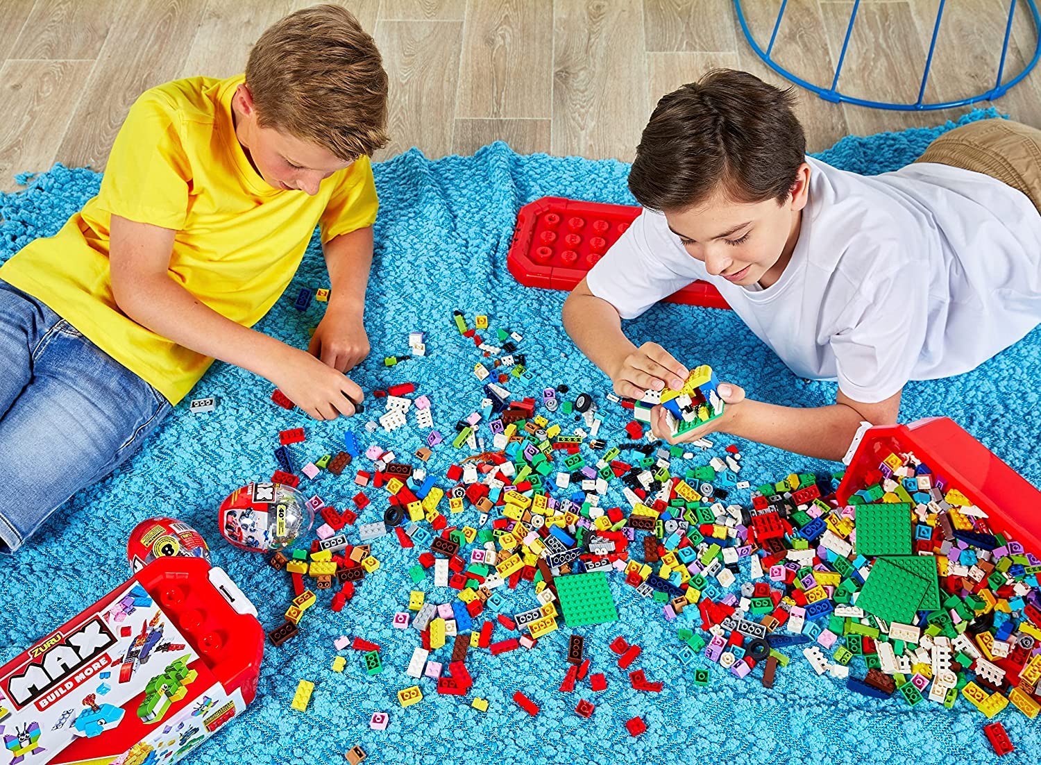 MAX Build More Building Bricks Value Set (1000 Pieces) by ZURU, Building Blocks Playset for Boys, Girls, Children - Compatible with Other Major Brands (1000 Piece)