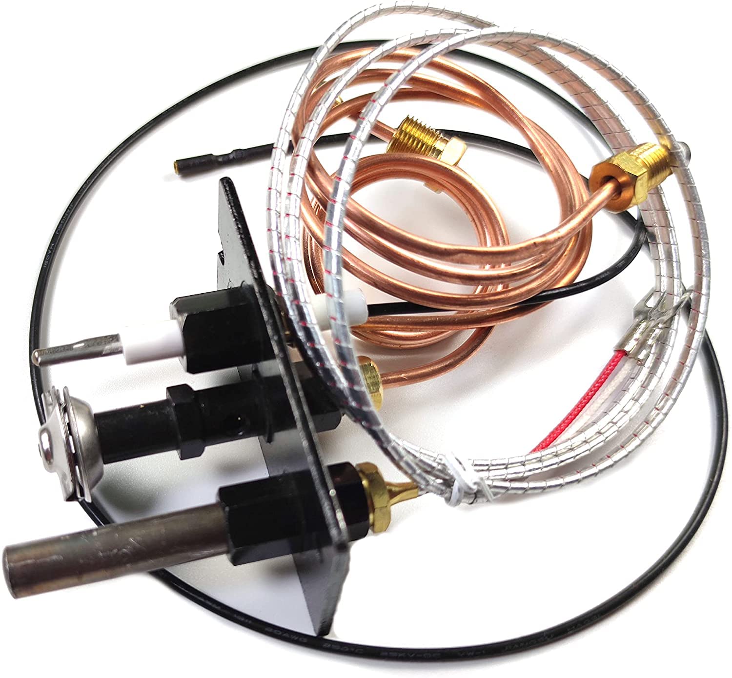 Natural Gas - SRV10002264 /10002264-3 Way Pilot Assembly Replacement Majestic,Temco, Vermont Castings, HHT, Dutchwest, Monessen Fireplace and Stoves 230-1781/4021-736/2103-011/2103-010