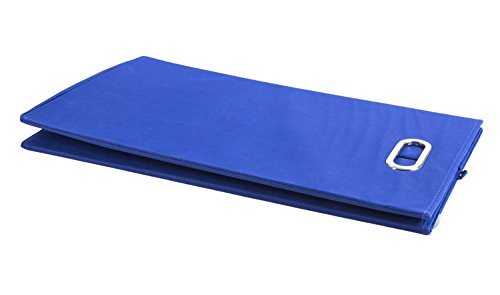 Modern Littles Folding Laundry Basket with Handles – High-Strength Polymer Construction – Folds for Easy Storage and Transportation – 13.75 Inches x 13.75 Inches x 22.75 Inches – Blue
