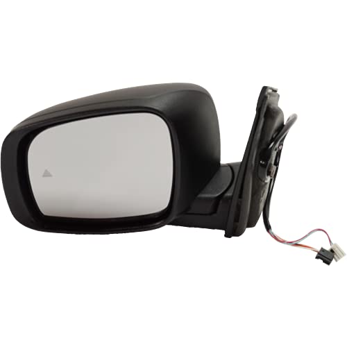 Kool Vue Driver & Passenger Side Power Heated Mirrors for Dodge Grand Caravan 2009-2019 With Signal Light & Blind Spot Monitor Paintable