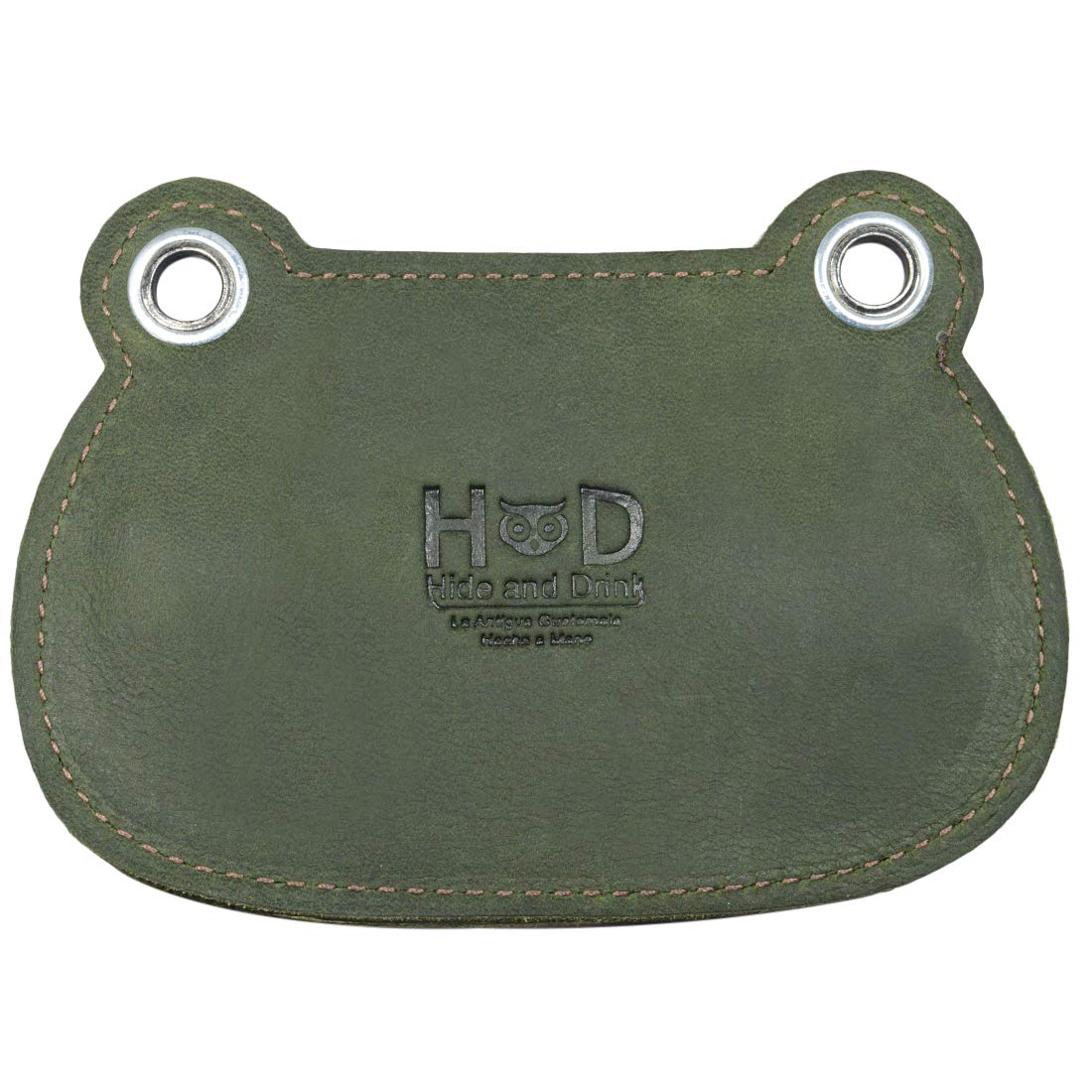 Hide & Drink, Leather Frog Wallet/Froggy Coin Pouch/Purse/Accessories/Holder/Cute Wallet, Handmade :: Dark Jade