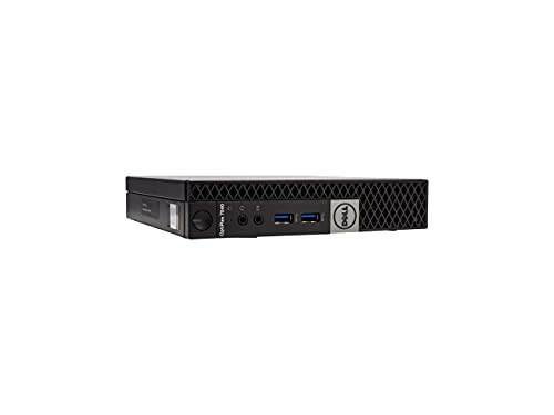 DELL OPTIPLEX 7040 6th Gen Micro Business Desktop Computer, Intel Quad Core i5 6400T up to 2.8GHz, 16G DDR4, 256GB SSD, WiFi,HDMI, DP, Win 10 64-Bit Supports EN/ES/FR(CI5)(Renewed)