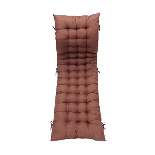 Muellery Rocking Chair Cushion Indoor Patio Soft Cushion Pad 18.9x63in(48x160cm) Brown TPYU134883