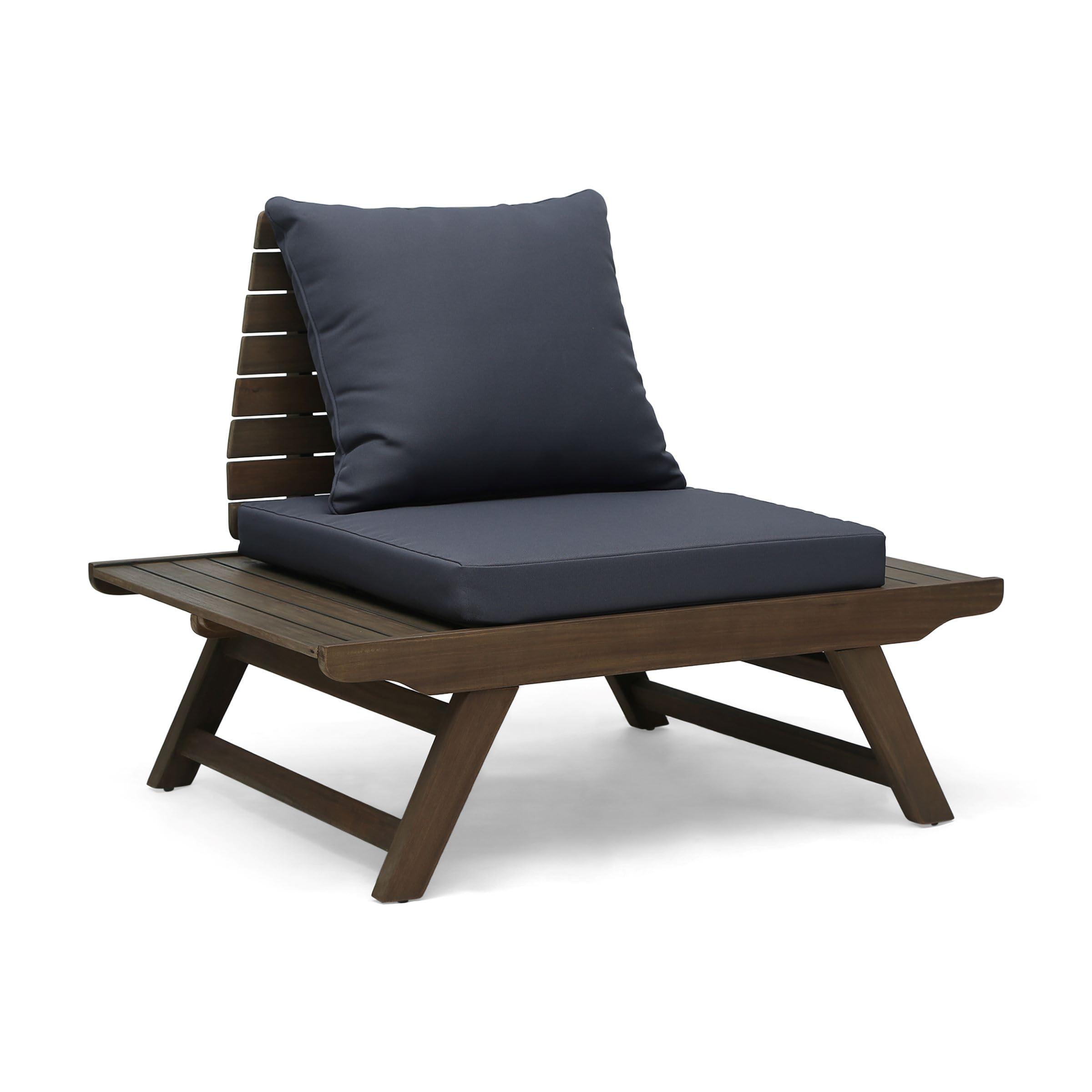 Christopher Knight Home Sedona Club Chair, 37 "W x 28.25 "D x 29.5 "H, Gray + Dark Gray
