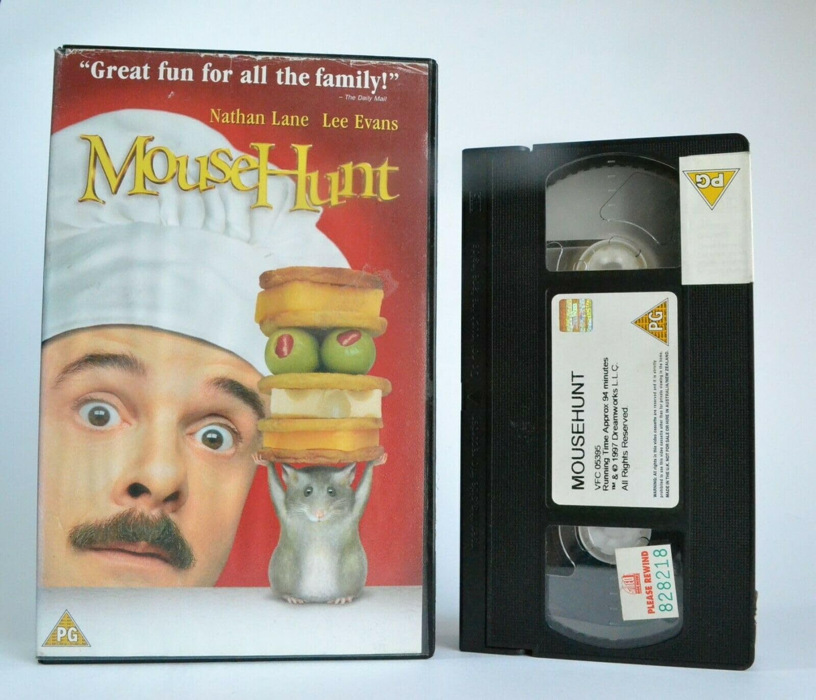 Mouse Hunt (1997): Dark Slapstick Comedy - Large Box Rental - N.Lane - Pal VHS