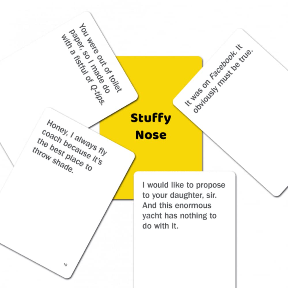 Utter Nonsense Naughty Edition - The Crazy Board Game of Voices and Accents - Adult Version - Mature Content - 17+